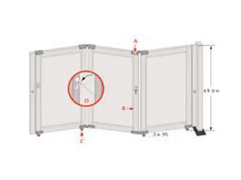 Folding Partitions Architectural Details - Glassessential